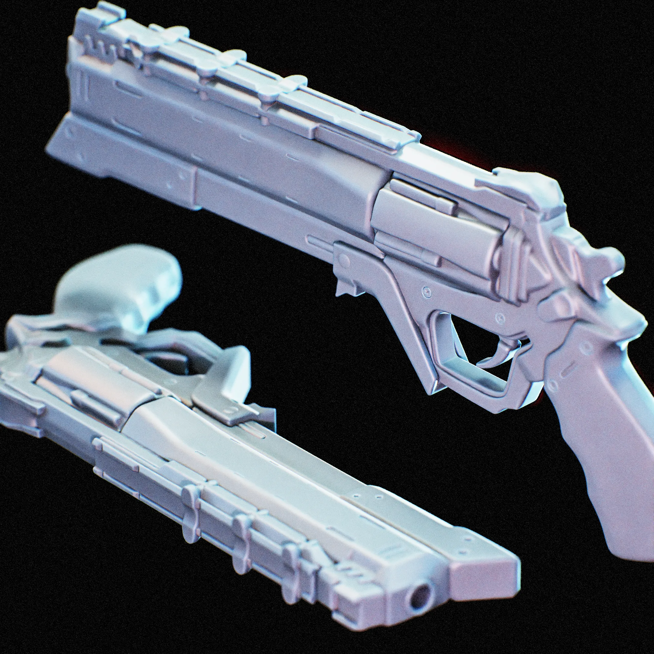 Pistola revolver - Call of Duty: Black Ops - Annihilator | 3D модели ...