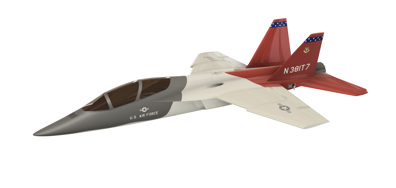 3D Printed R/C T-7A Red Hawk 6S 70mm EDF | 3D models download ...
