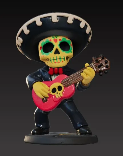 Characters & Creatures STL Download - Fan Art Brawl Poco el Mariachiby ...