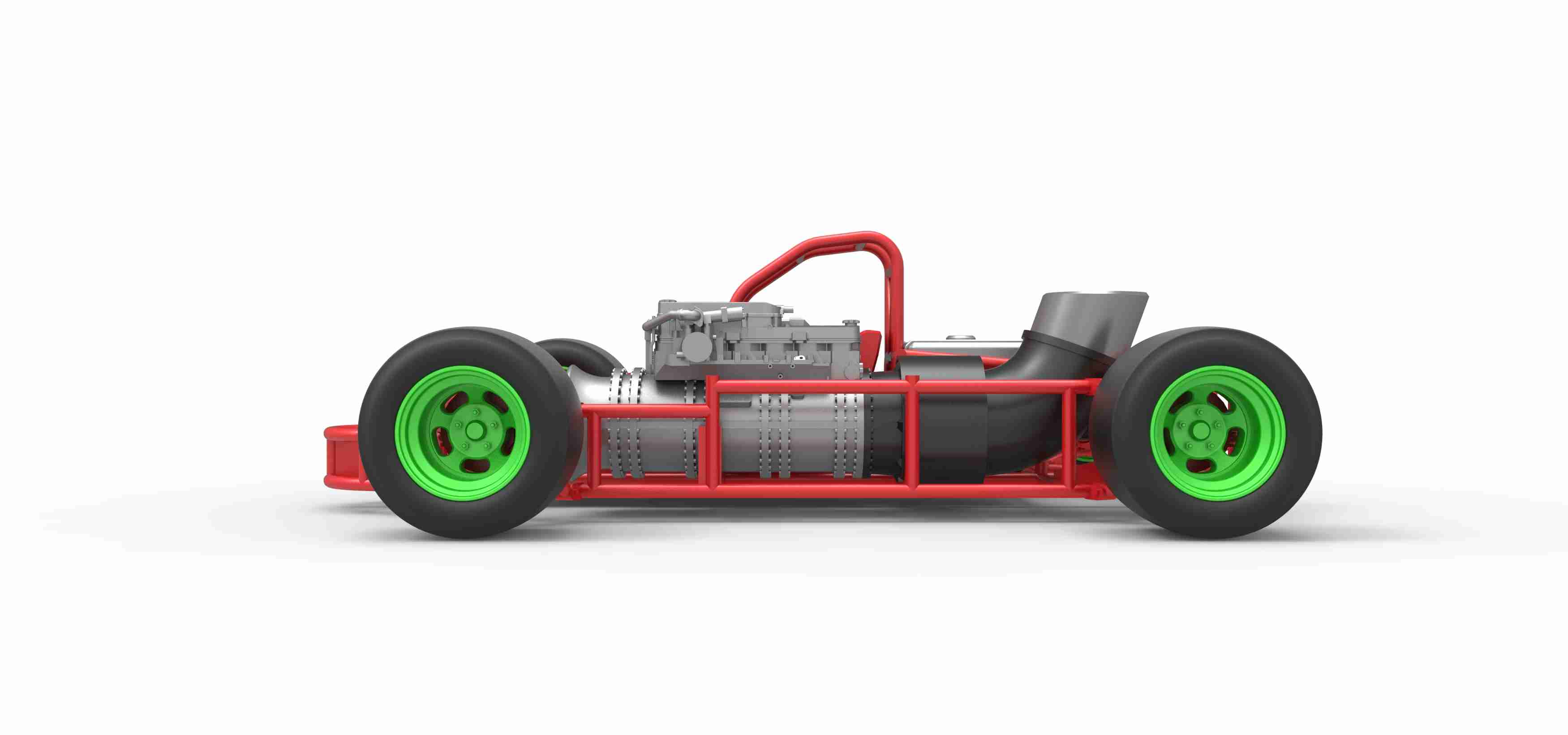 Concept jet race car Scale 1:25 | 3D models download | Creality Cloud