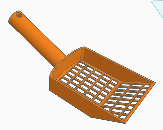 3D Printer Files | 3MF File | Cat litter scoop - Litter shovel ...