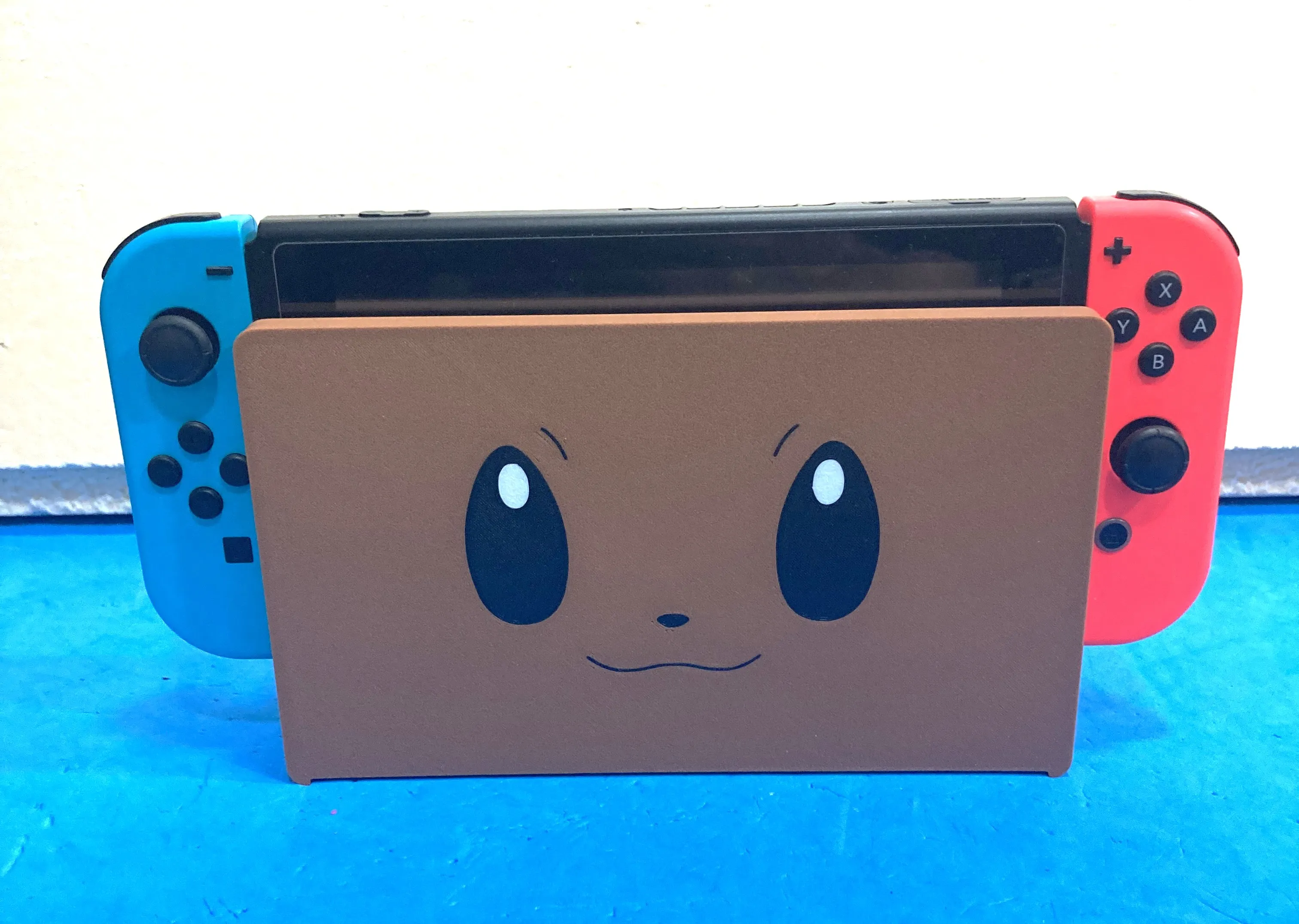Other STL Download - Eevee Nintendo Switch Oled coverby Franchescor