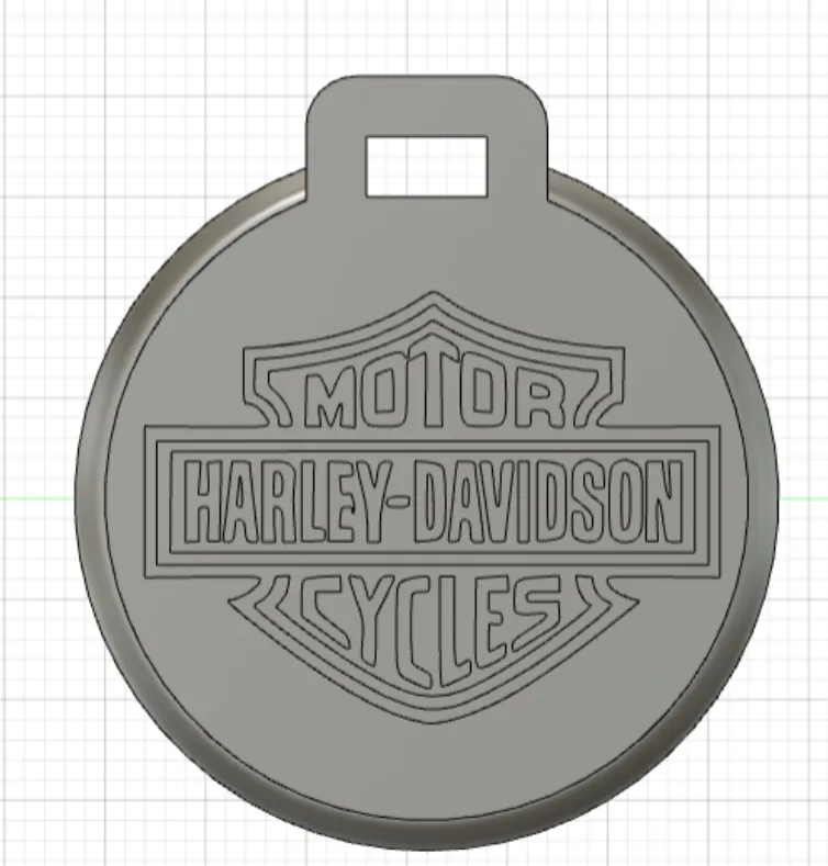 Archivos de impresora 3D | Archivo 3MF | Porte clé Harley davidson ...