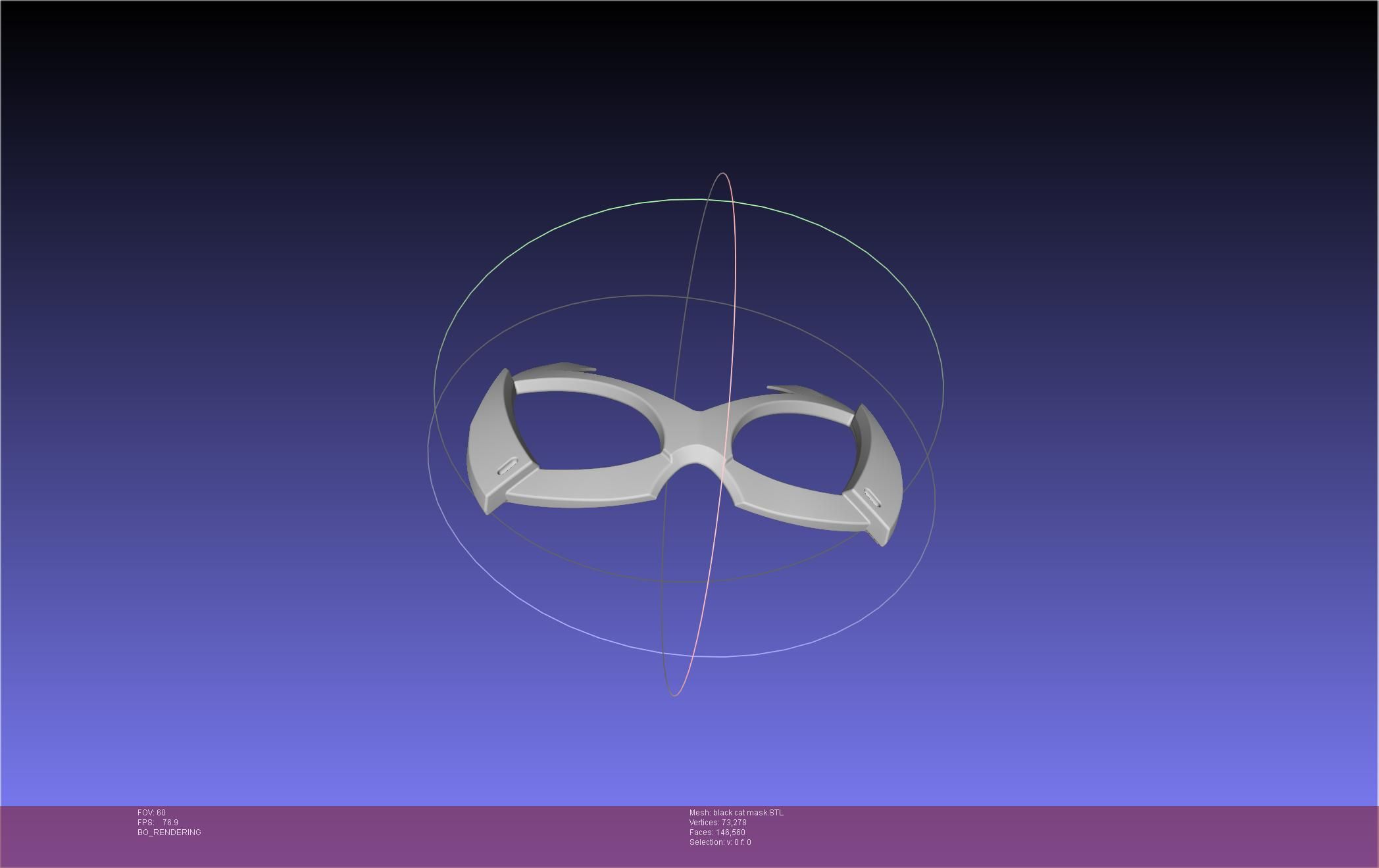 Spider Man PS4 Black Cat Mask Model | 3D models download | Creality Cloud