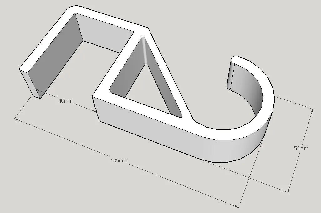 Table Edge Hook | 3D models download | Creality Cloud