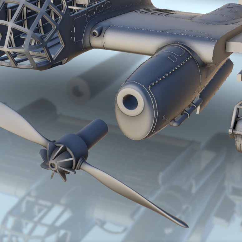 Focke-Wulf Fw 189 - WW2 Terrain plane aircraft diaroma | 3D models ...