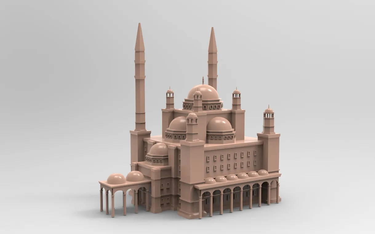 MOHAMED ALI MOSQUE IN EGYPT | 3D MODEL | 3D models download | Creality ...