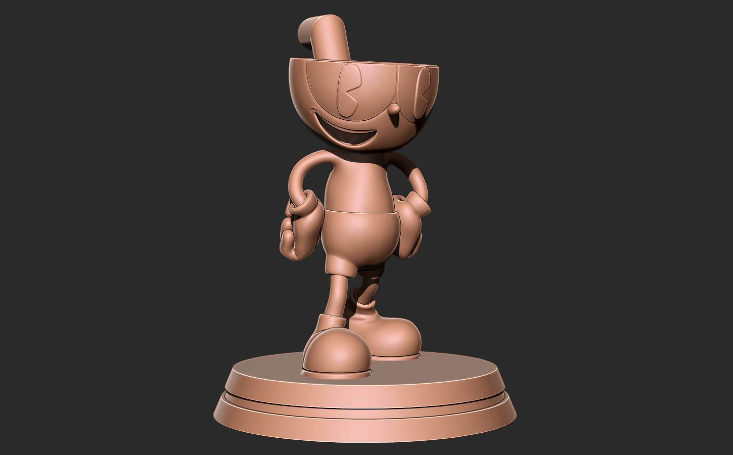 Cuphead 3D print model | 3D models download | Creality Cloud