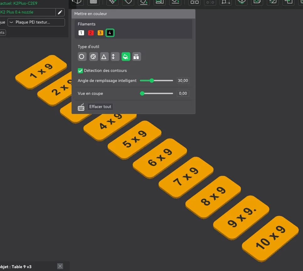 3D Printer Files | 3MF File | Table de multiplications | Creality Cloud