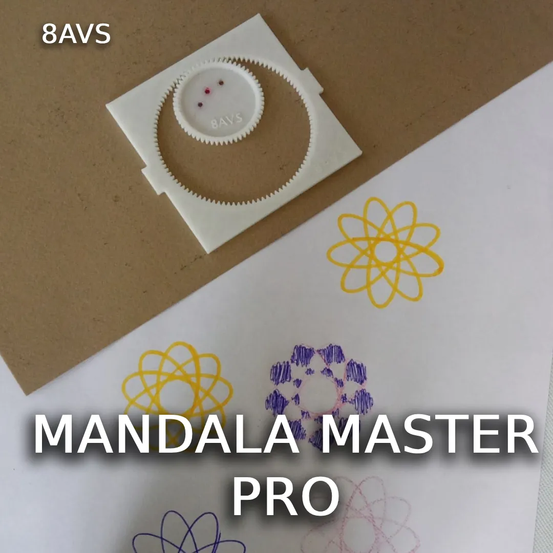 Digital Art STL Download - Stress Relief "Mandala Master PRO" 🎨 with an ...