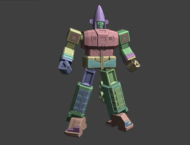 Characters & Creatures STL Download - Super Sentai Goggle V Robo Statue ...