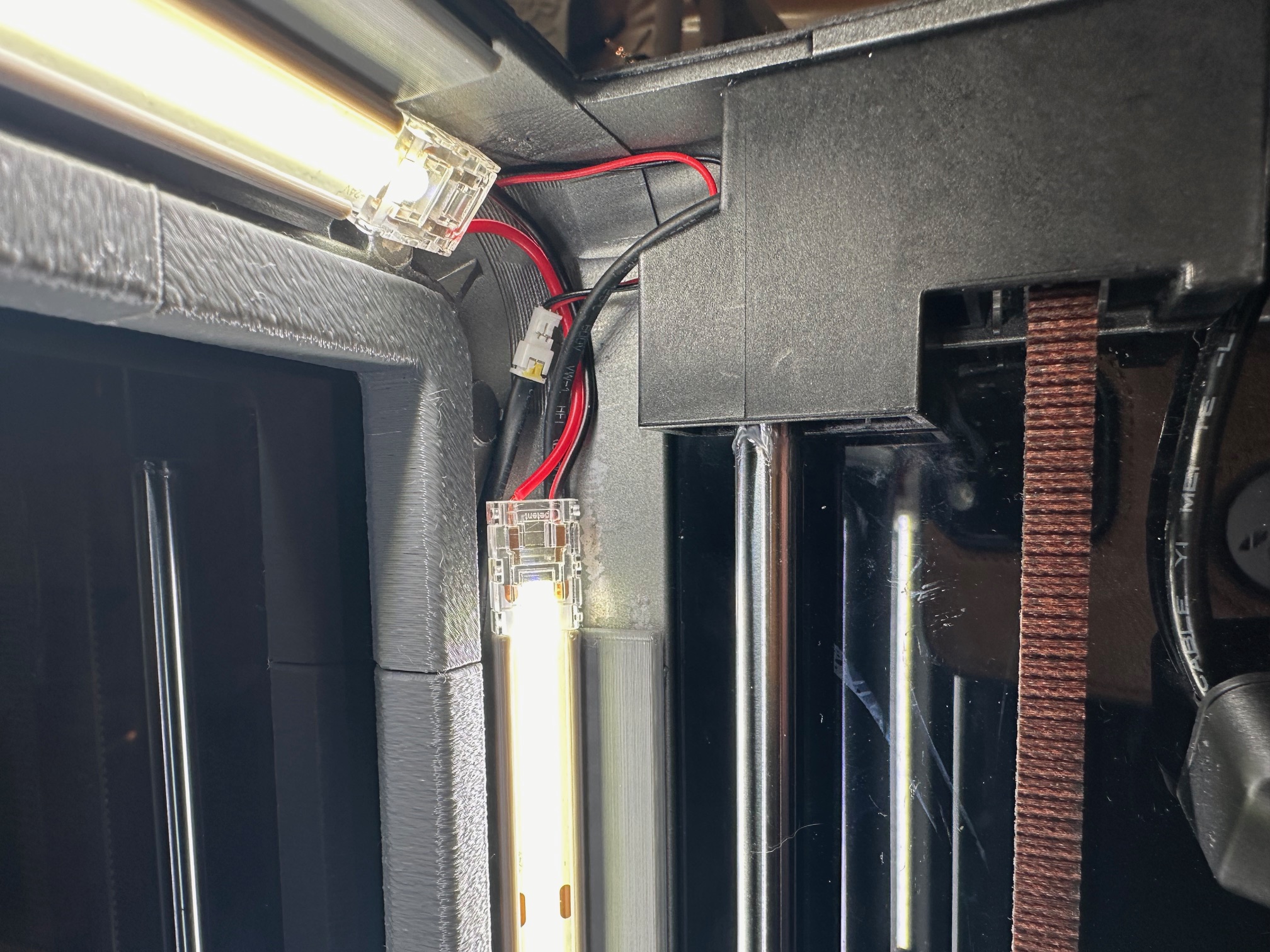 Creality K1/K1 Max LED Light Strip Mount | 3D models download ...