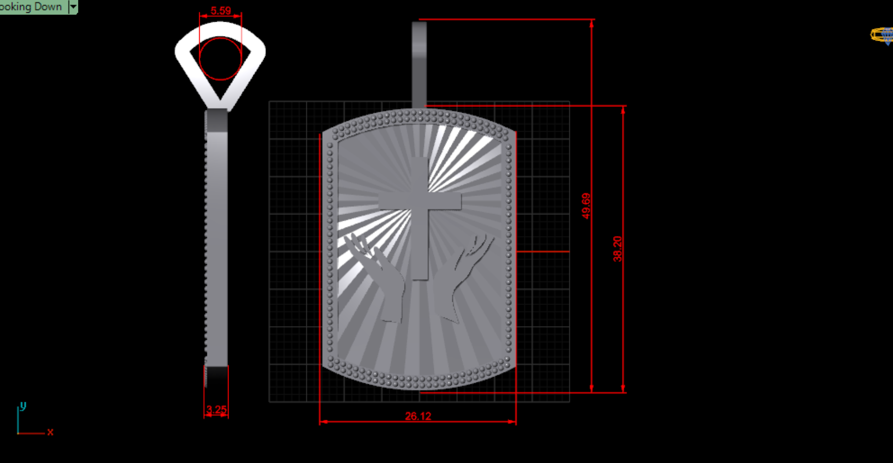 christian custom pendant | 3D models download | Creality Cloud