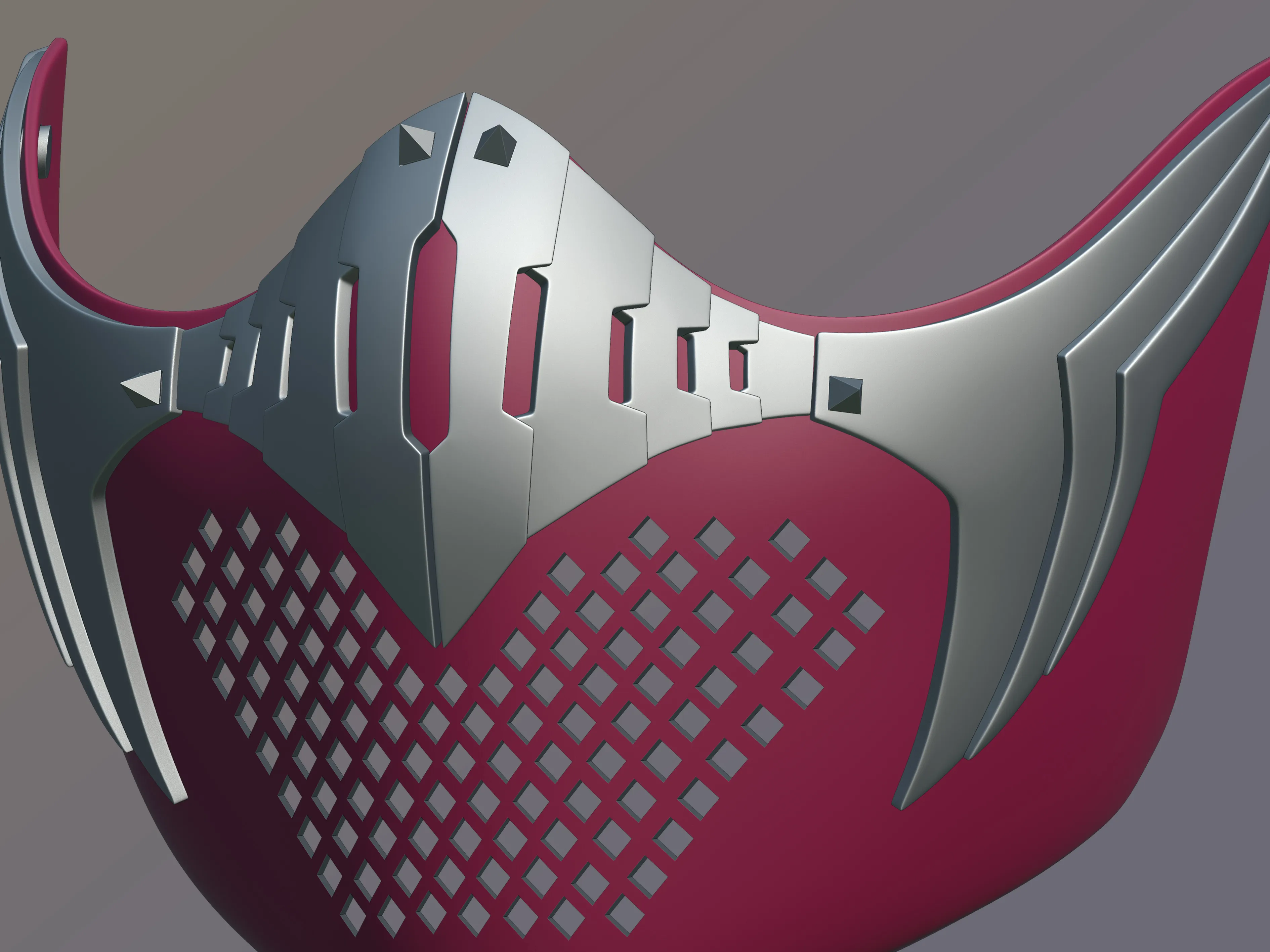 Cosplay STL Download - Mortal Kombat 1 MK12 Mileena cosplay maskby BrunenG