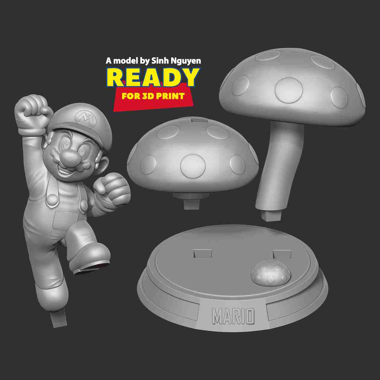 The Super Mario Bros | 3D models download | Creality Cloud