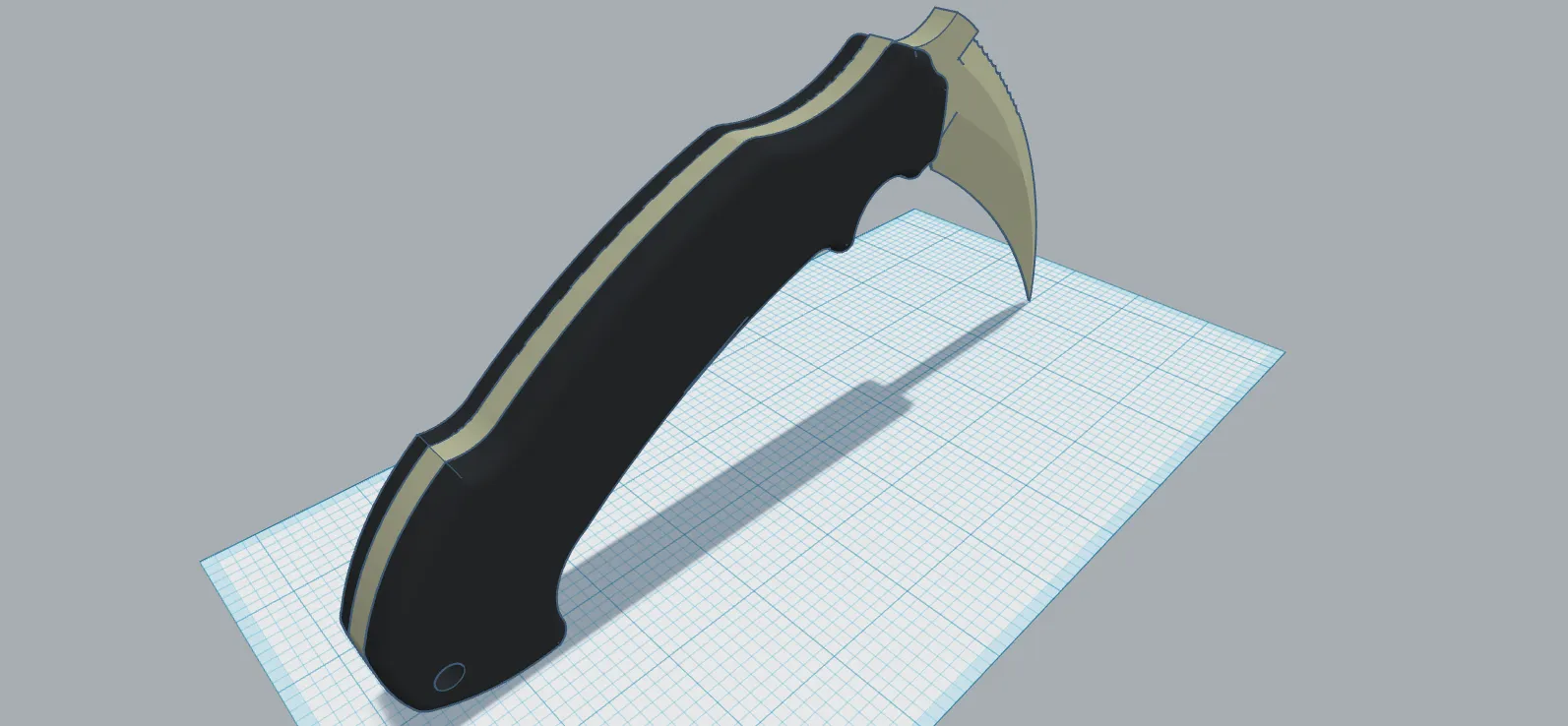 Free Board Games & Card Games STL Download - BK Knife 5by Cyberbeast