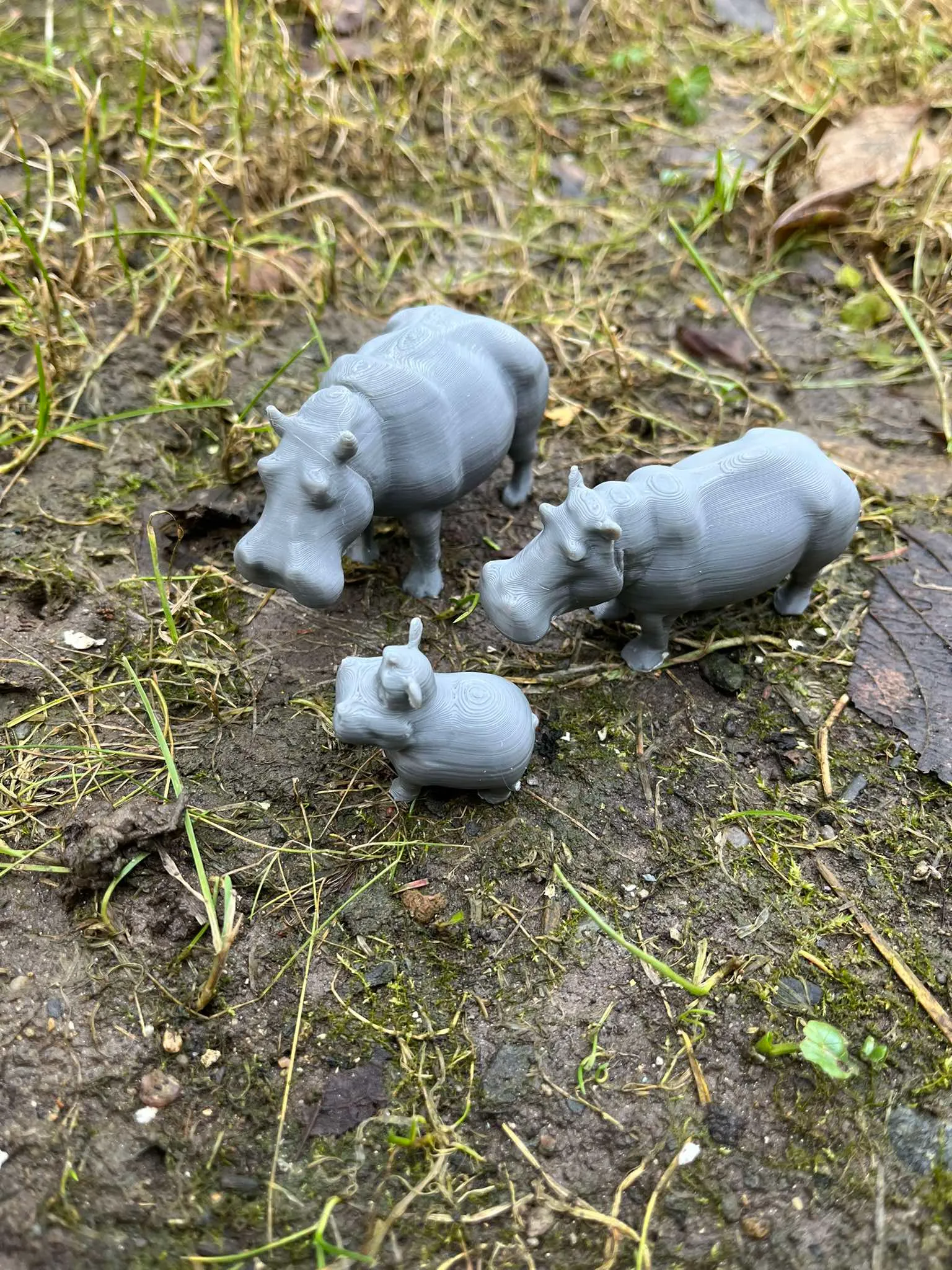 3D Printer Files | 3MF File | Hippo family | Creality Cloud