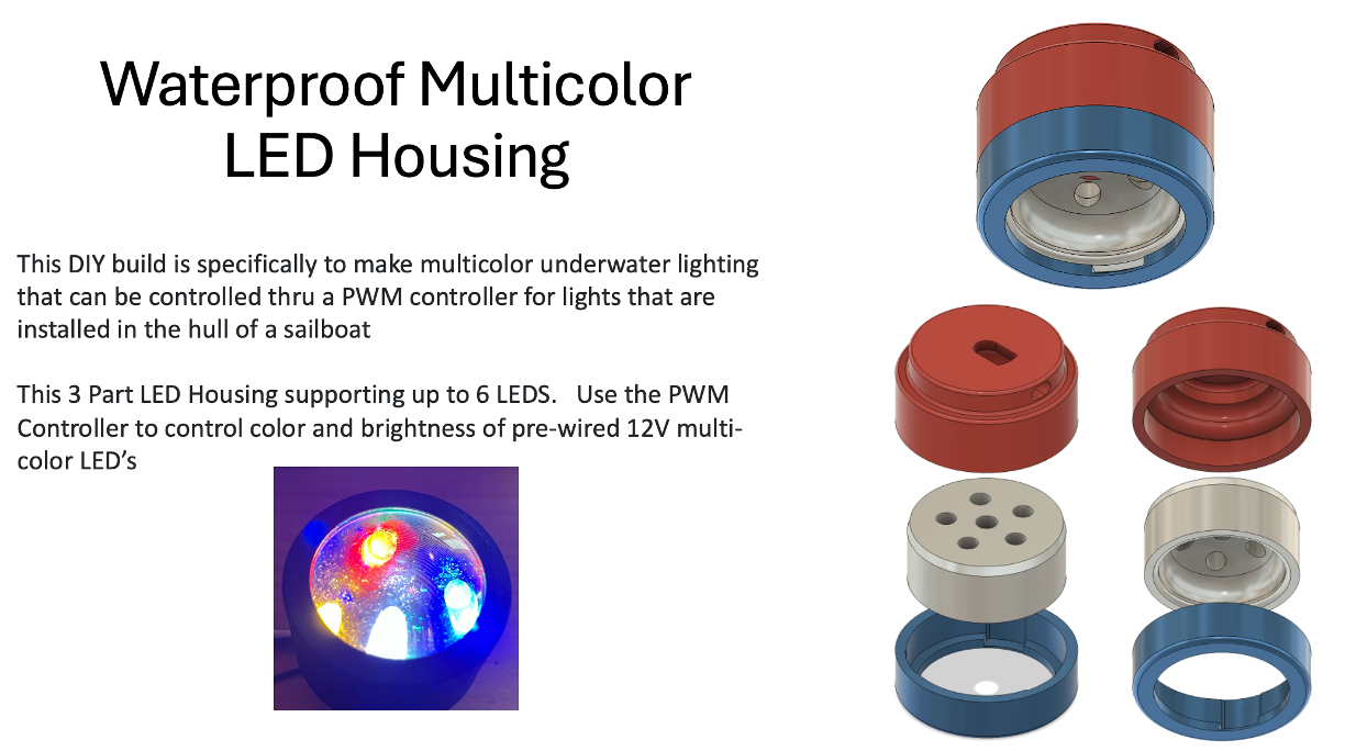 Underwater LED Housing | 3D models download | Creality Cloud
