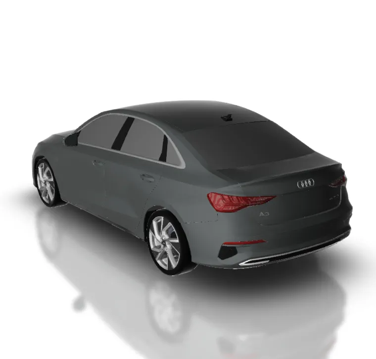 Vehicles & Machinery STL Download - Audi A3 35 TFSI 2021by 3DCARSALON