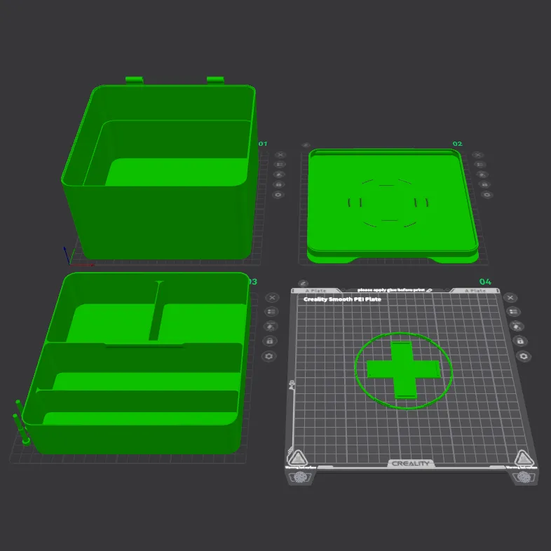 3D Printer Files | 3MF File | Medicine Box for Home | Creality Cloud