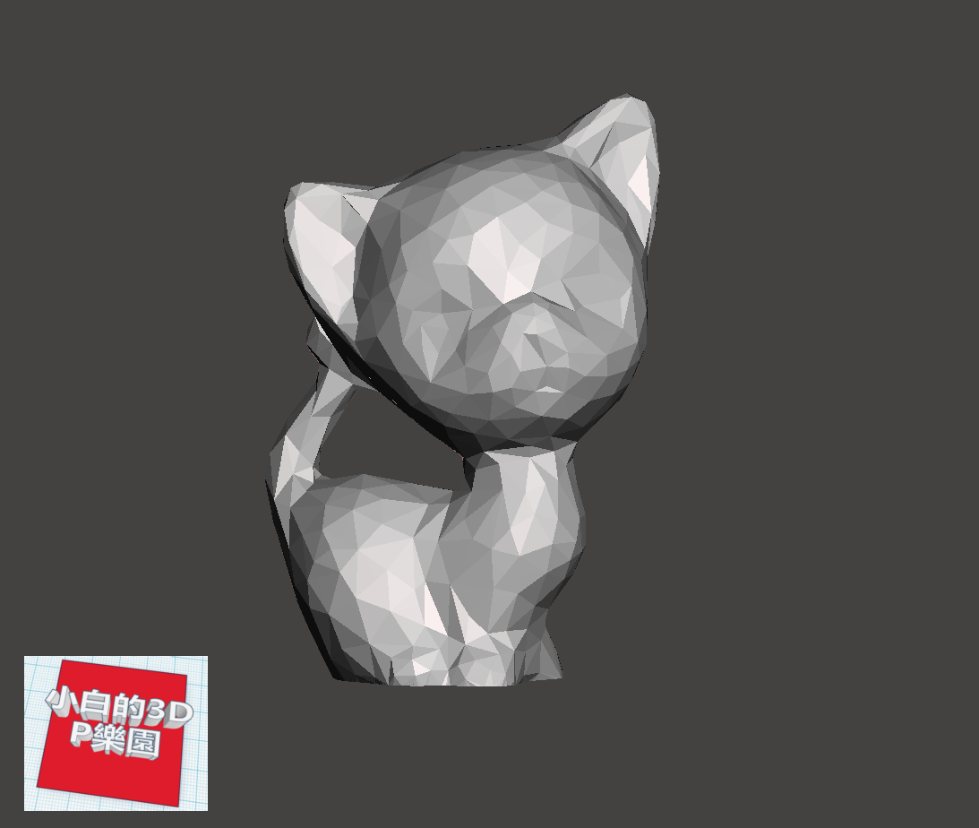 Low-Poly 3D Model - Cat 低面數- 貓 | 3D models download | Creality Cloud