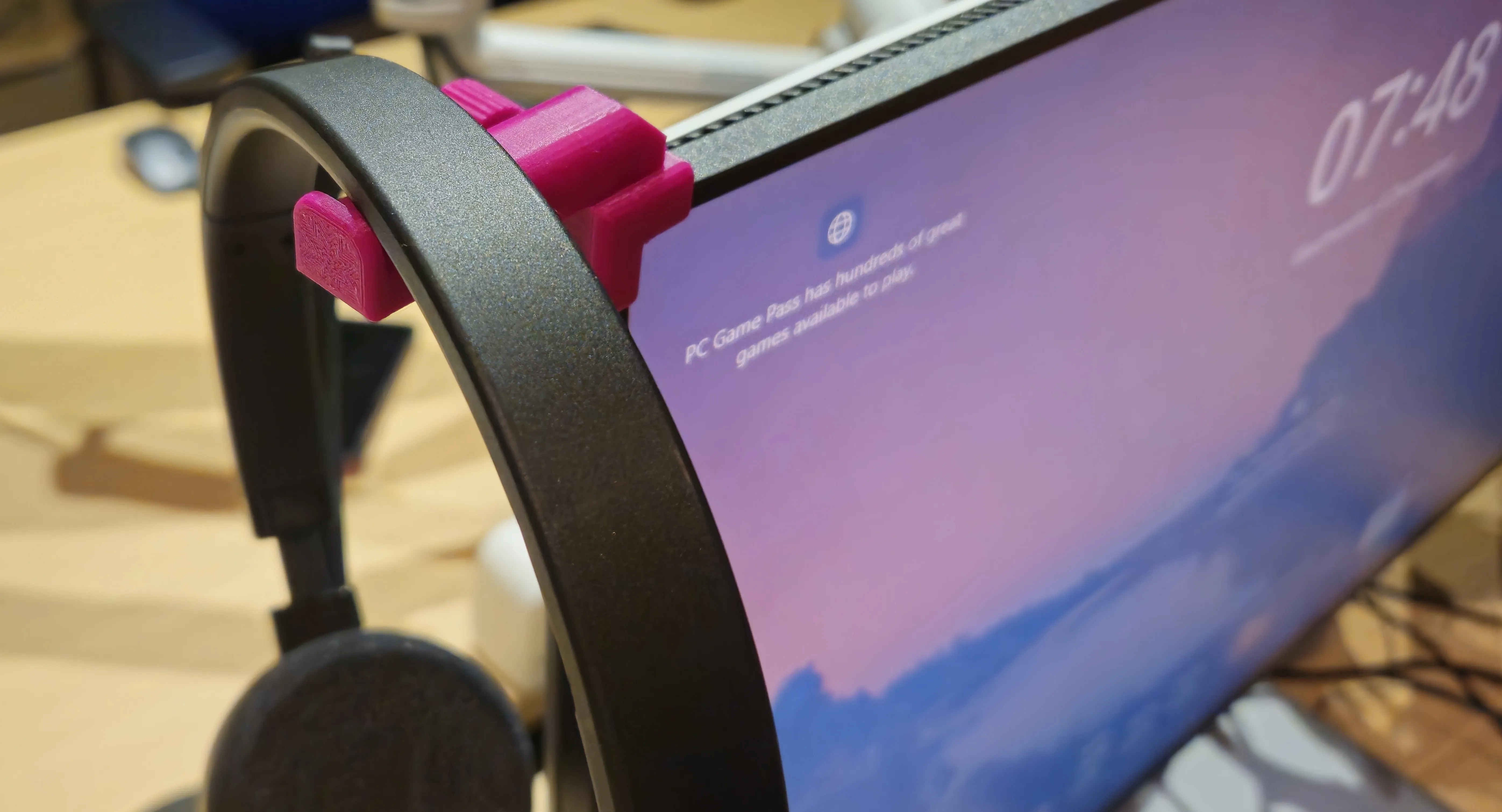 3D Printer Files | 3MF File | Headphone hook for 17mm thick monitors ...