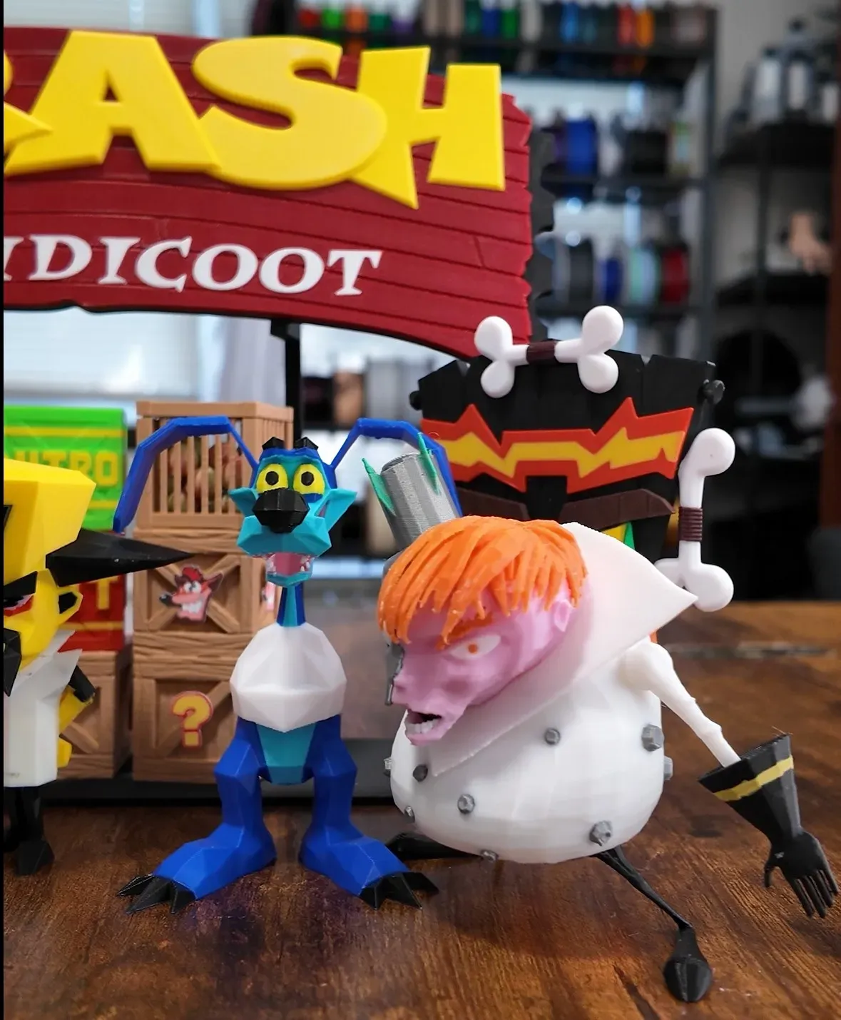 Archivos de impresora 3D | Archivo 3MF | Low Poly N.Gin From Crash ...