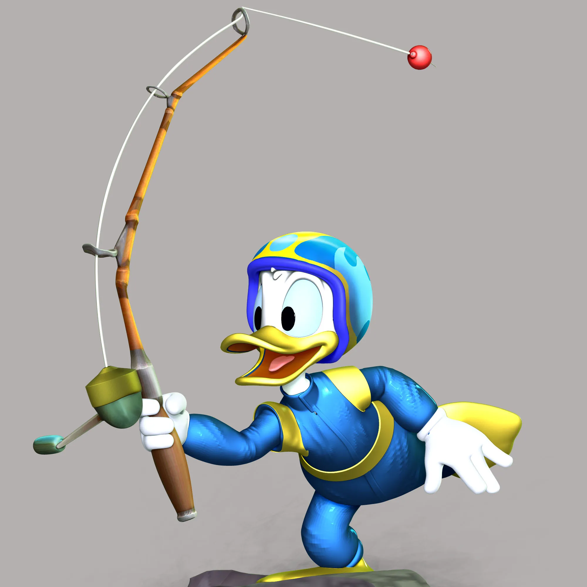 Characters & Creatures STL Download - Donald Duck - Fishingby Bon Bon Store
