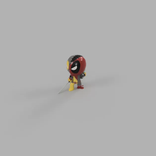 Marvel Comics Mini Evil Deadpool (Wade Wilson) | 3D models download ...