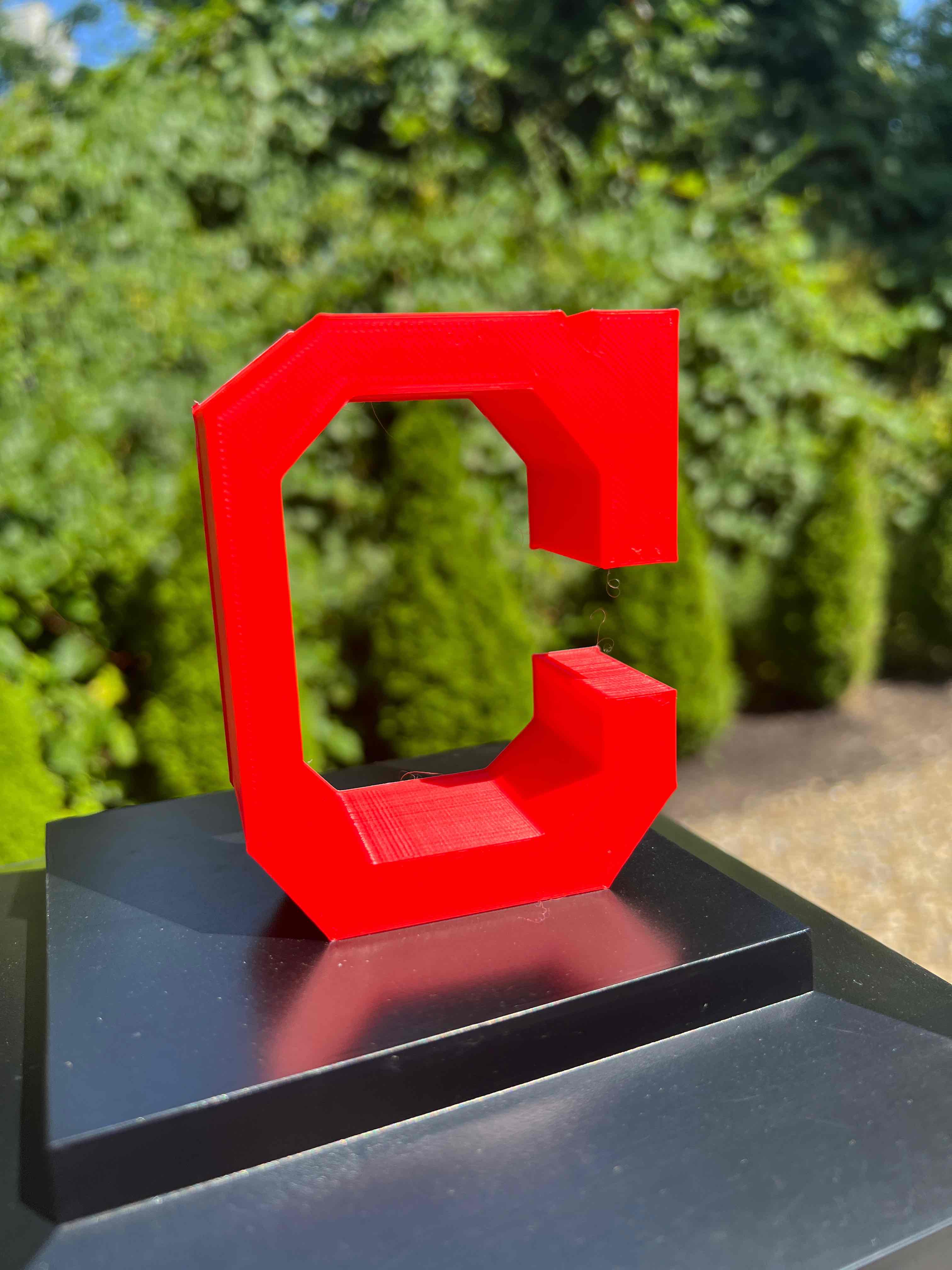 Cleveland Guardians MLB Baseball Block C Logo | 3D models download ...