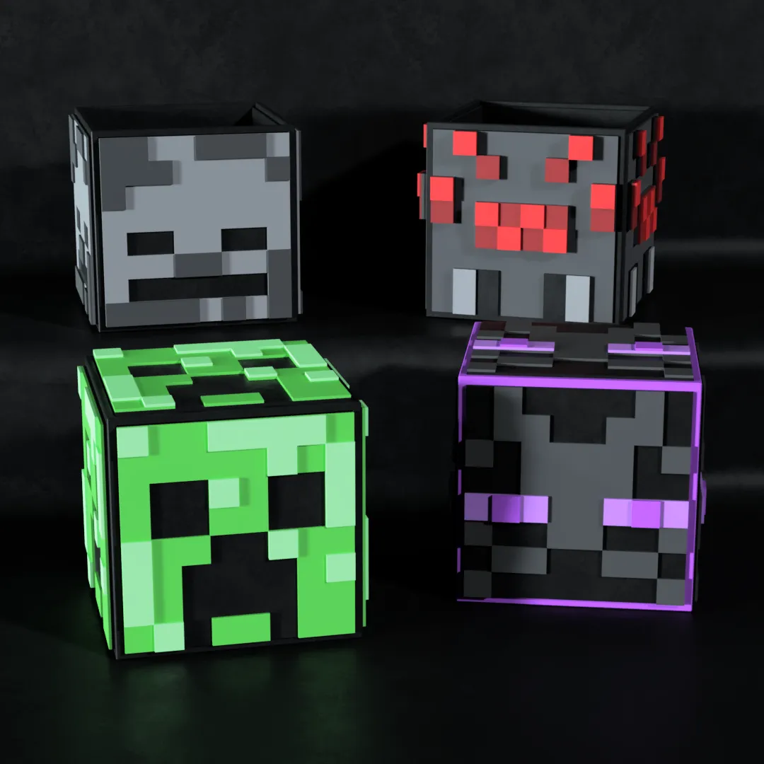 Inspired by the pixelated charm of the famous sandbox game "Minecraft ...