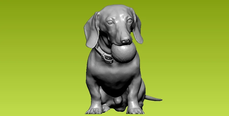 Dog holding ball statue - 3D print | 3D models download | Creality Cloud
