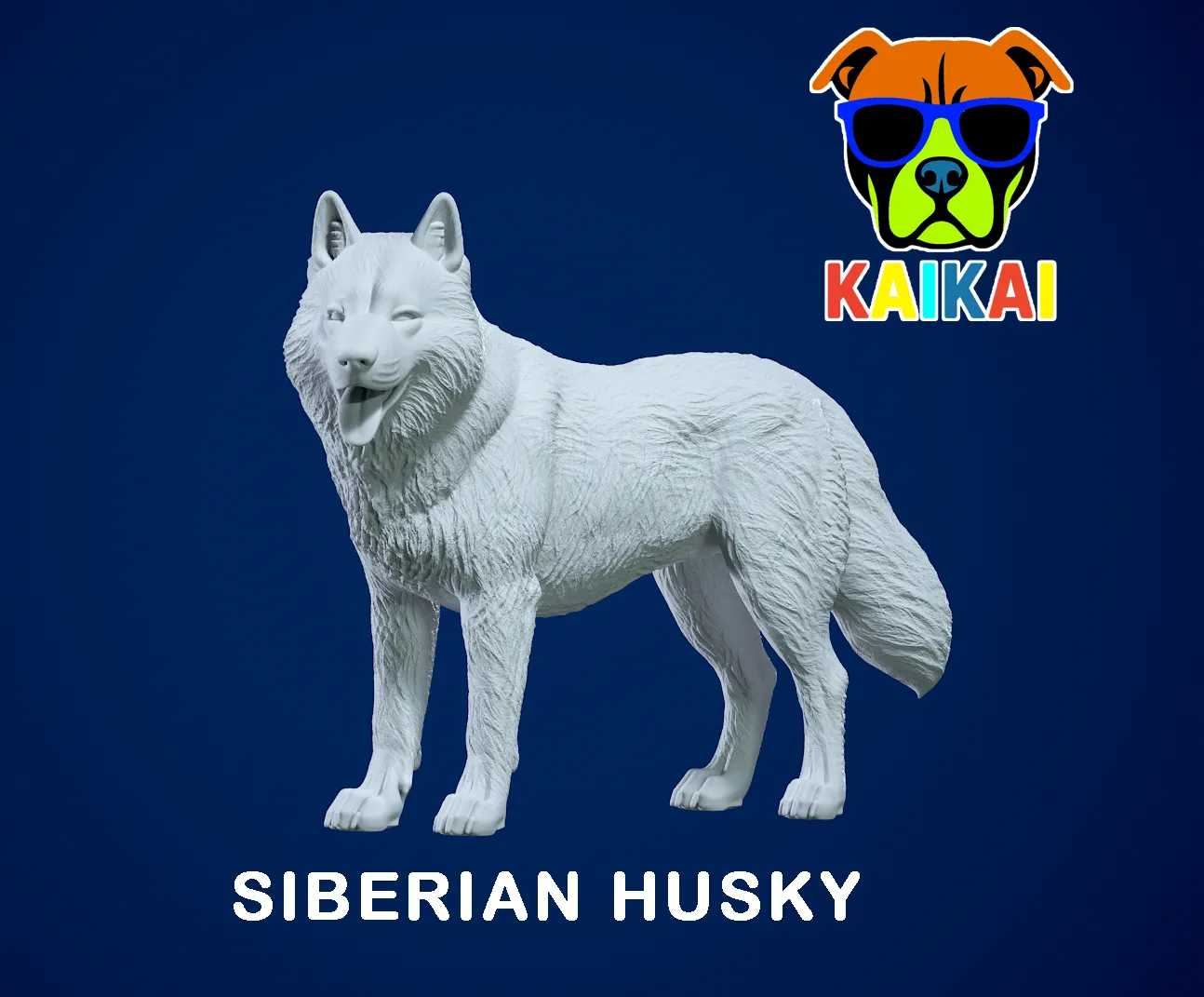 Other STL Descarga - Siberian Husky - Chukcha model - 3D print - DesignerDC
