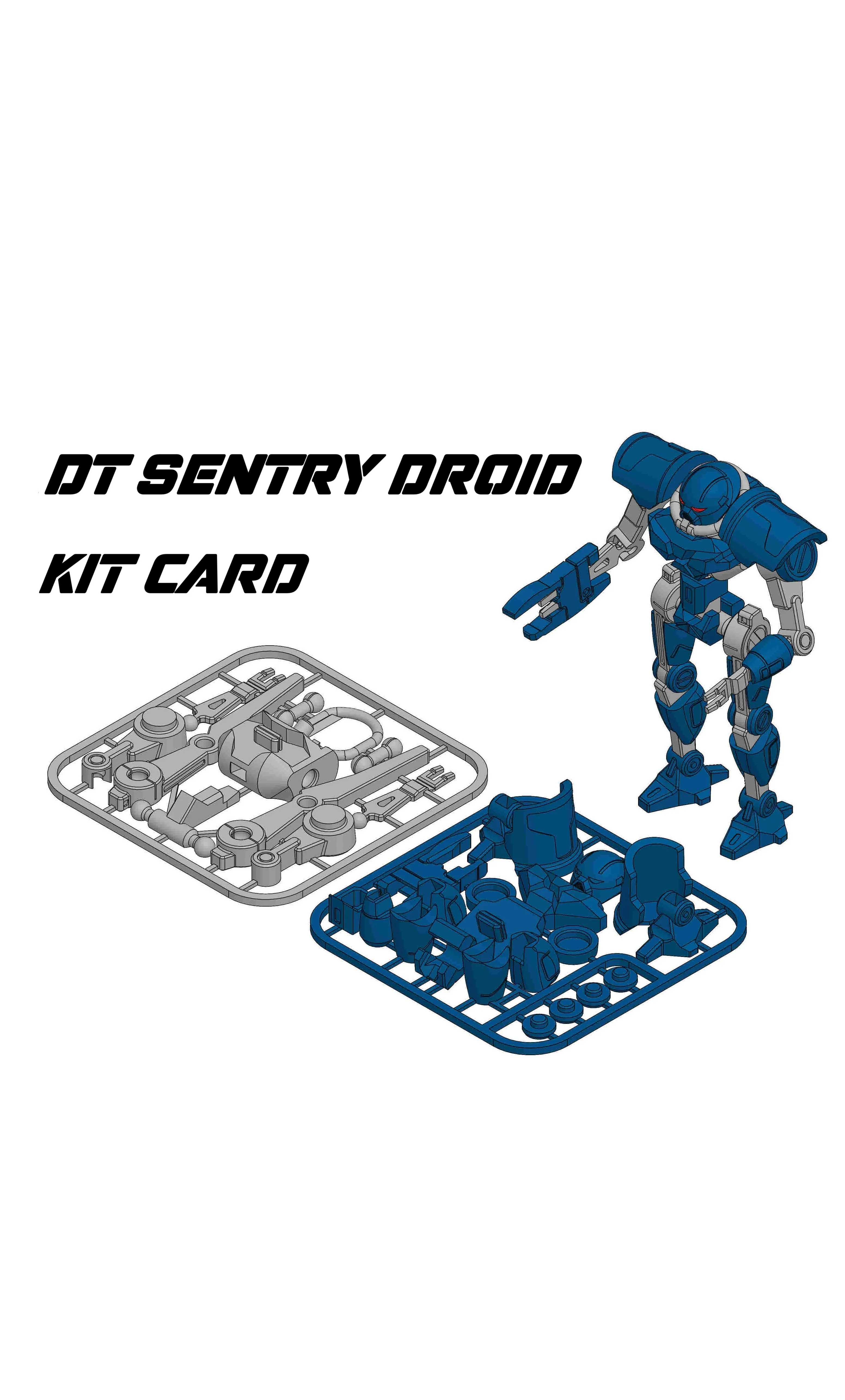 3D Printer Files | 3MF File | DT Sentry Droid kit card starwars ...