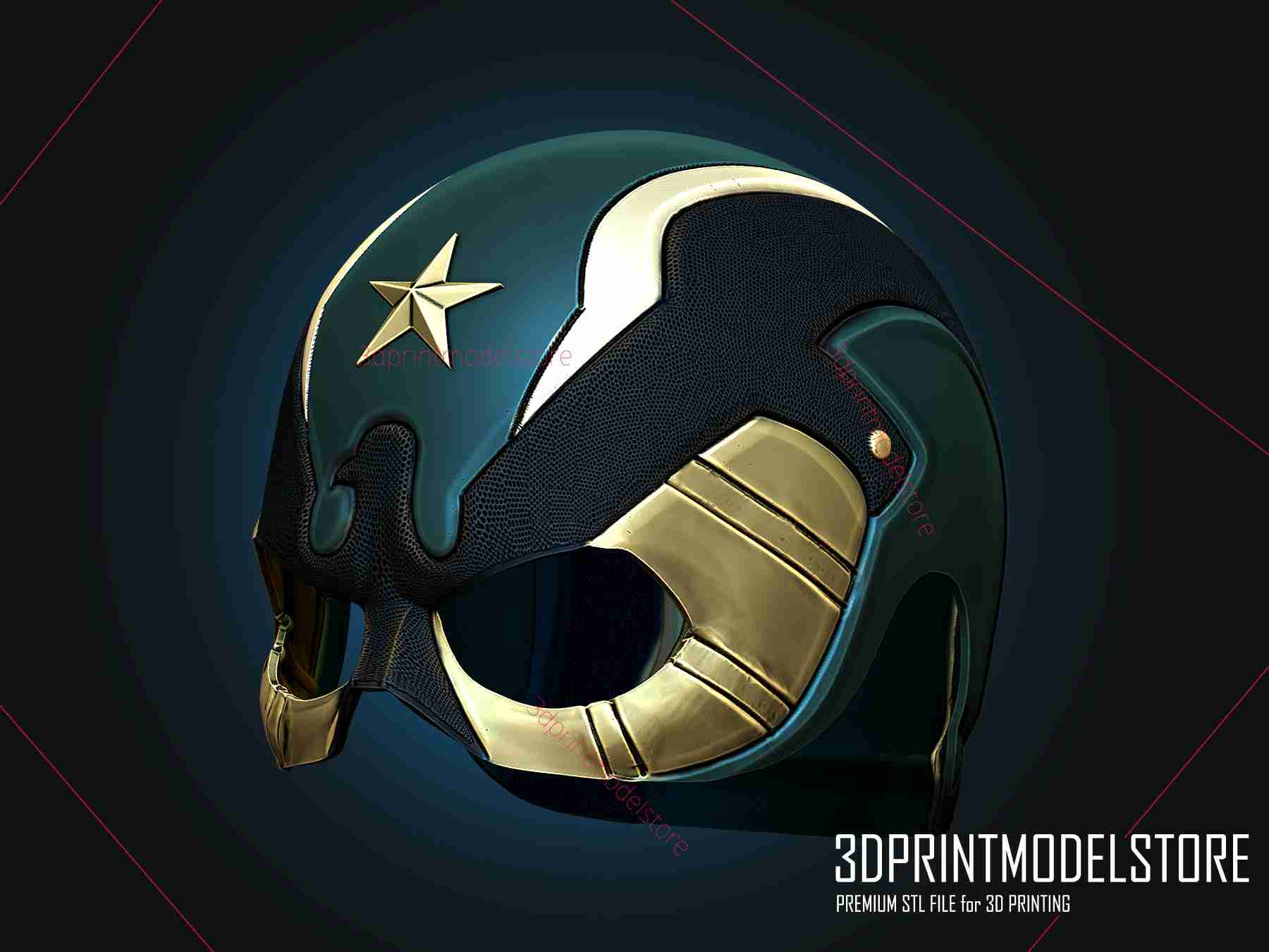 Soldier Boy Helmet - The Boys TV Series - Cosplay Halloween | 3D ...