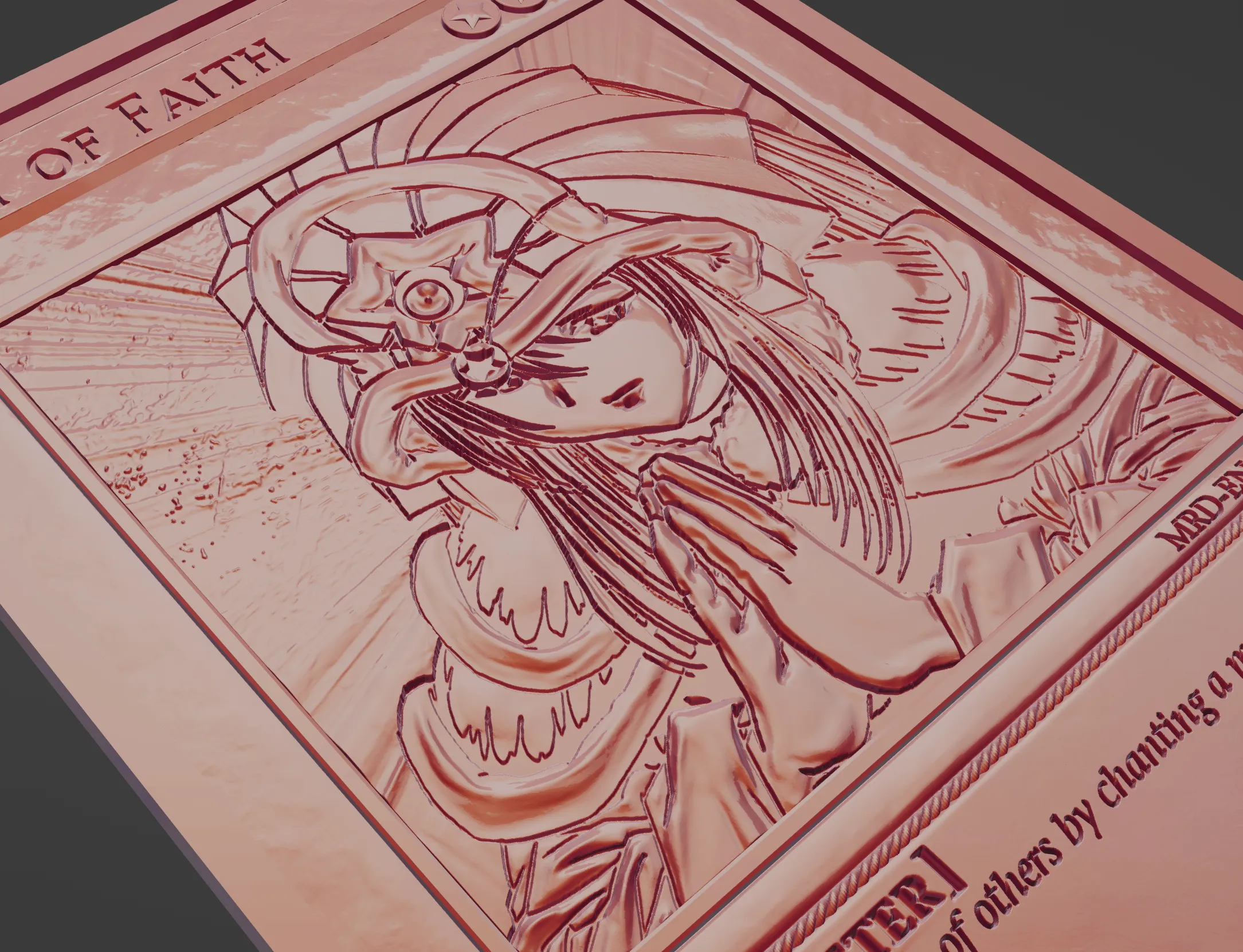 Other STL Download - Lady of Faith - yu-gi-oh!by Wsonuchiha3D