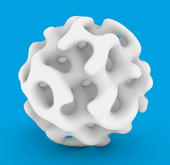 Gyroid Sphere #5 | 3D models download | Creality Cloud