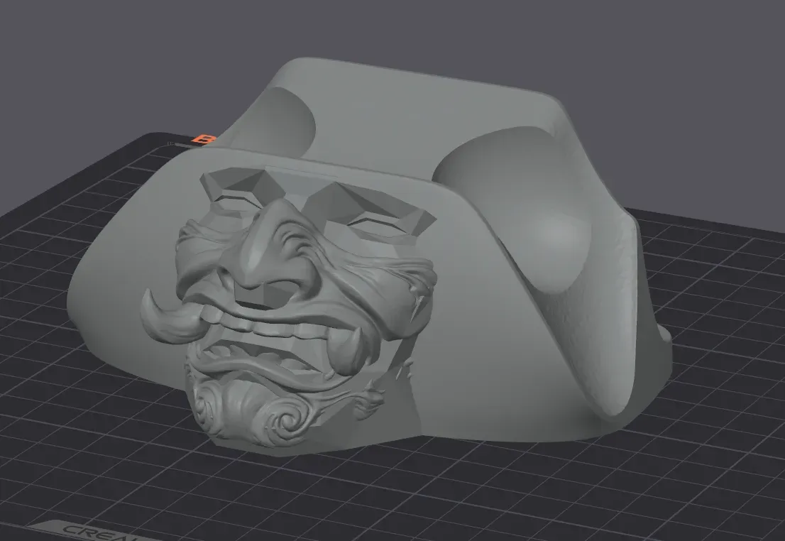 Toys & Games STL Téléchargement - oni mask stand ps5 - W1nter