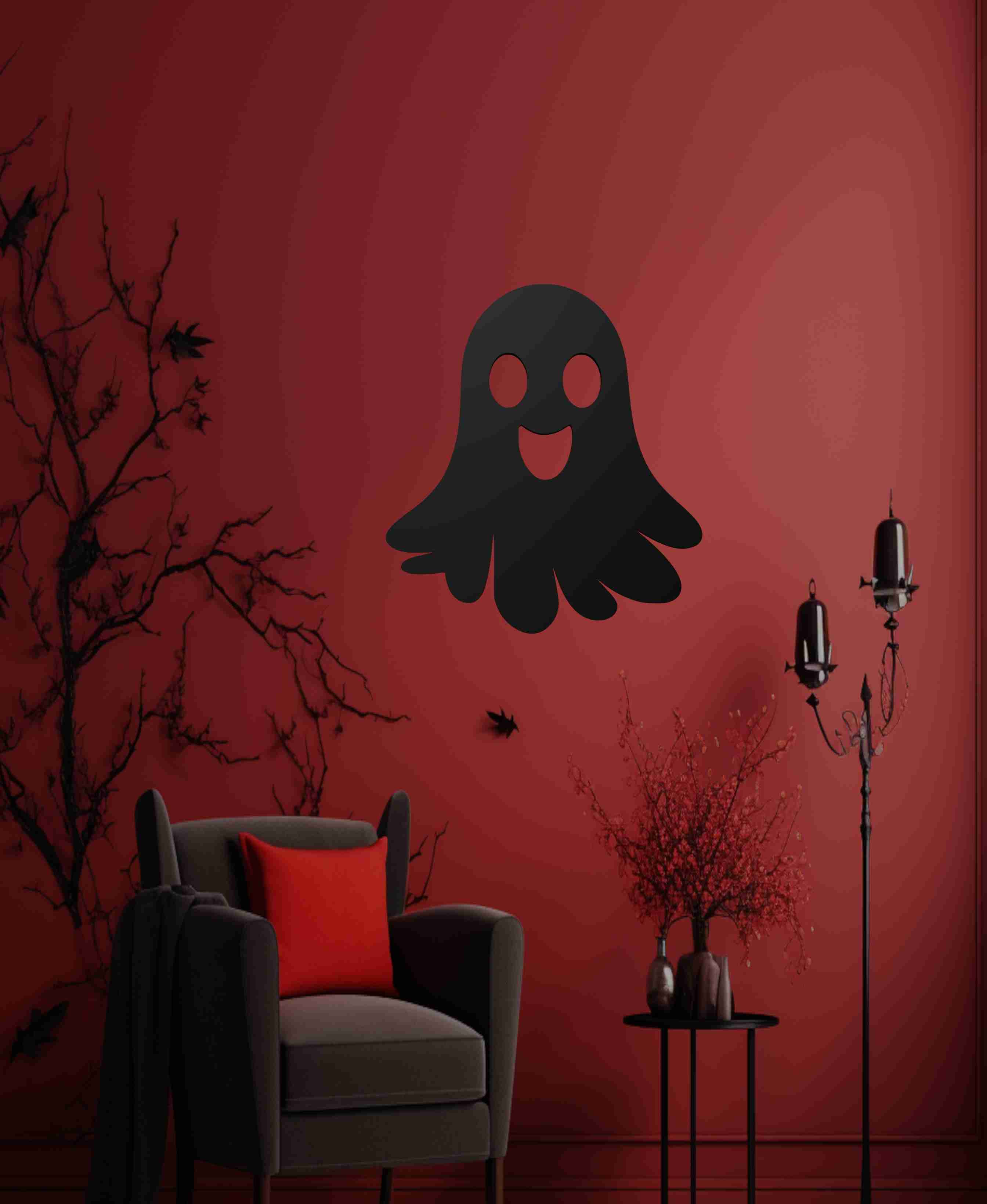 Ghost Wall Art | 3D models download | Creality Cloud