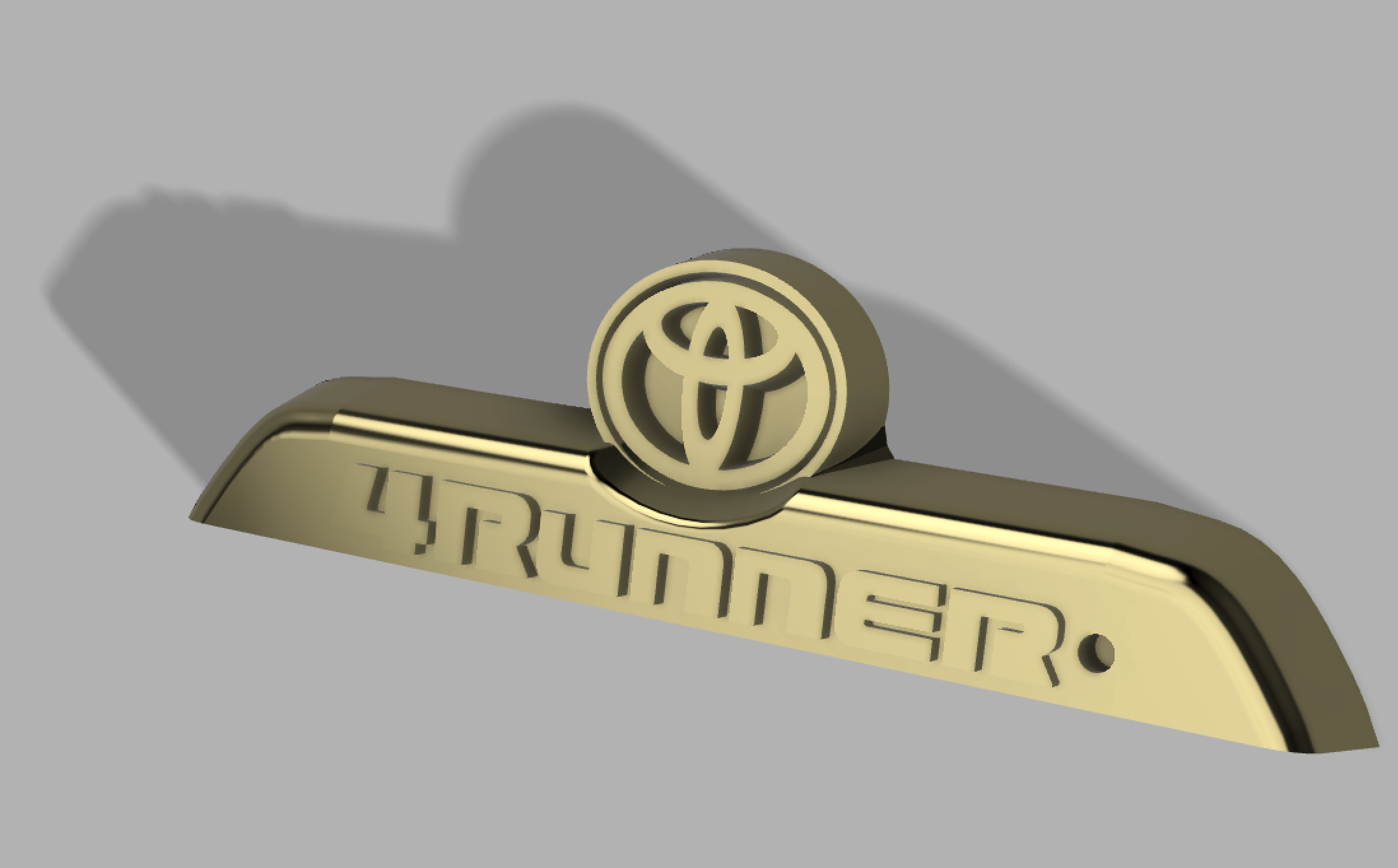 RC 4Runner Rear Emblem | 3D models download | Creality Cloud
