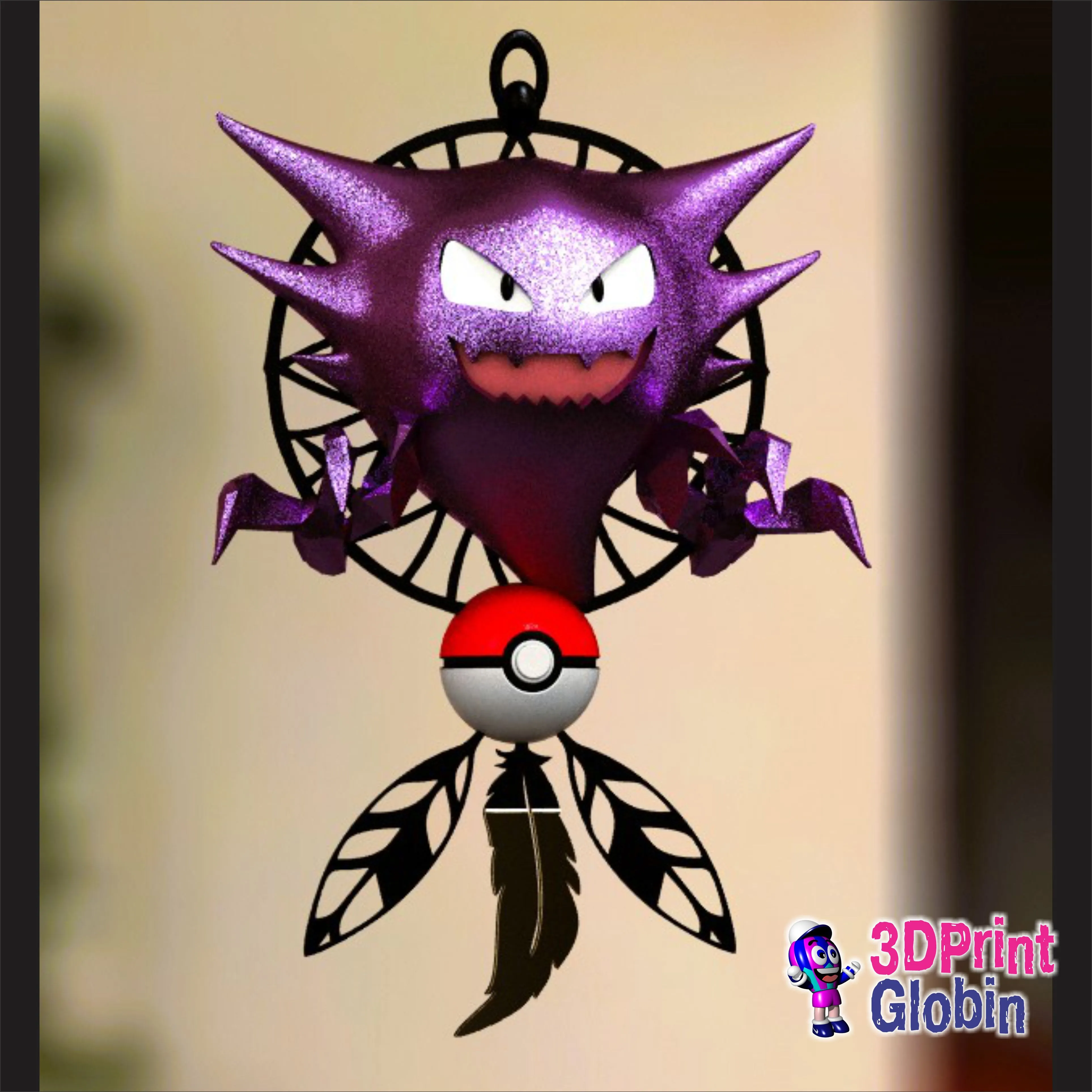 Other STL Download - ATRAPASUEÑOS POKEMON HAUNTERby 3DPrintGlobin