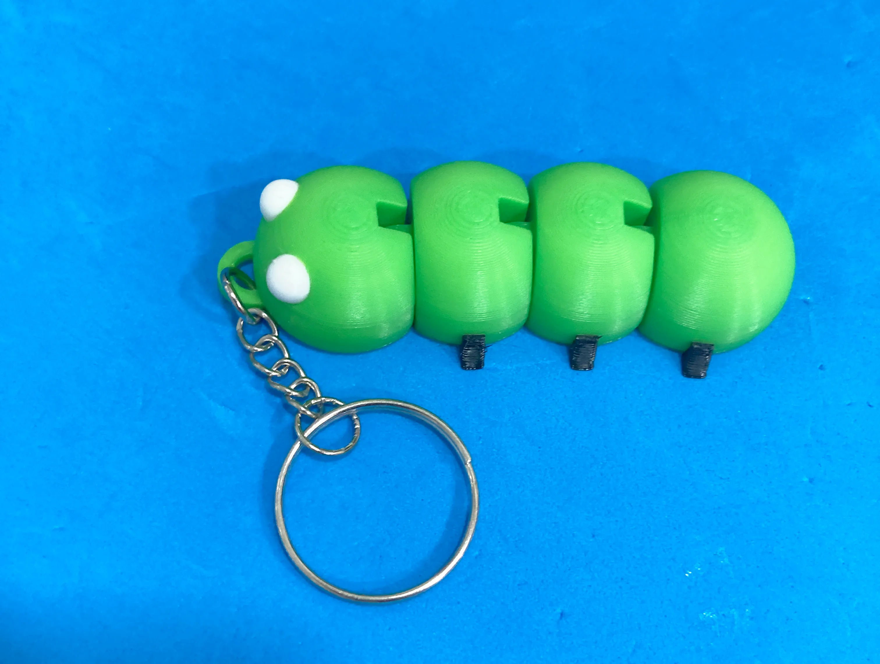 Board Games & Card Games STL Download - ARTICULATED WORM KEYCHAIN ...