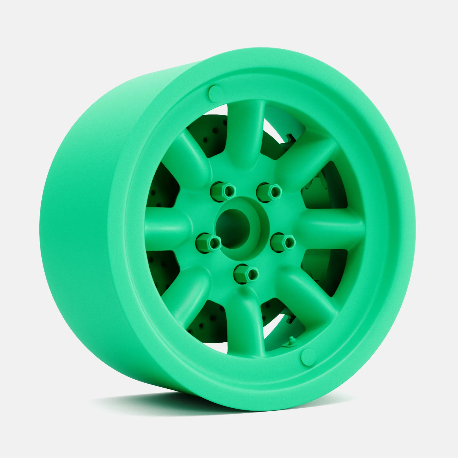 Vehicles & Machinery STL Download - 15x8 Minilite Wheel and Brakeby ...