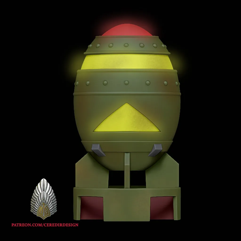 Lighting & Lamps STL Download - Fallout Fatman Lamp 3d digital ...