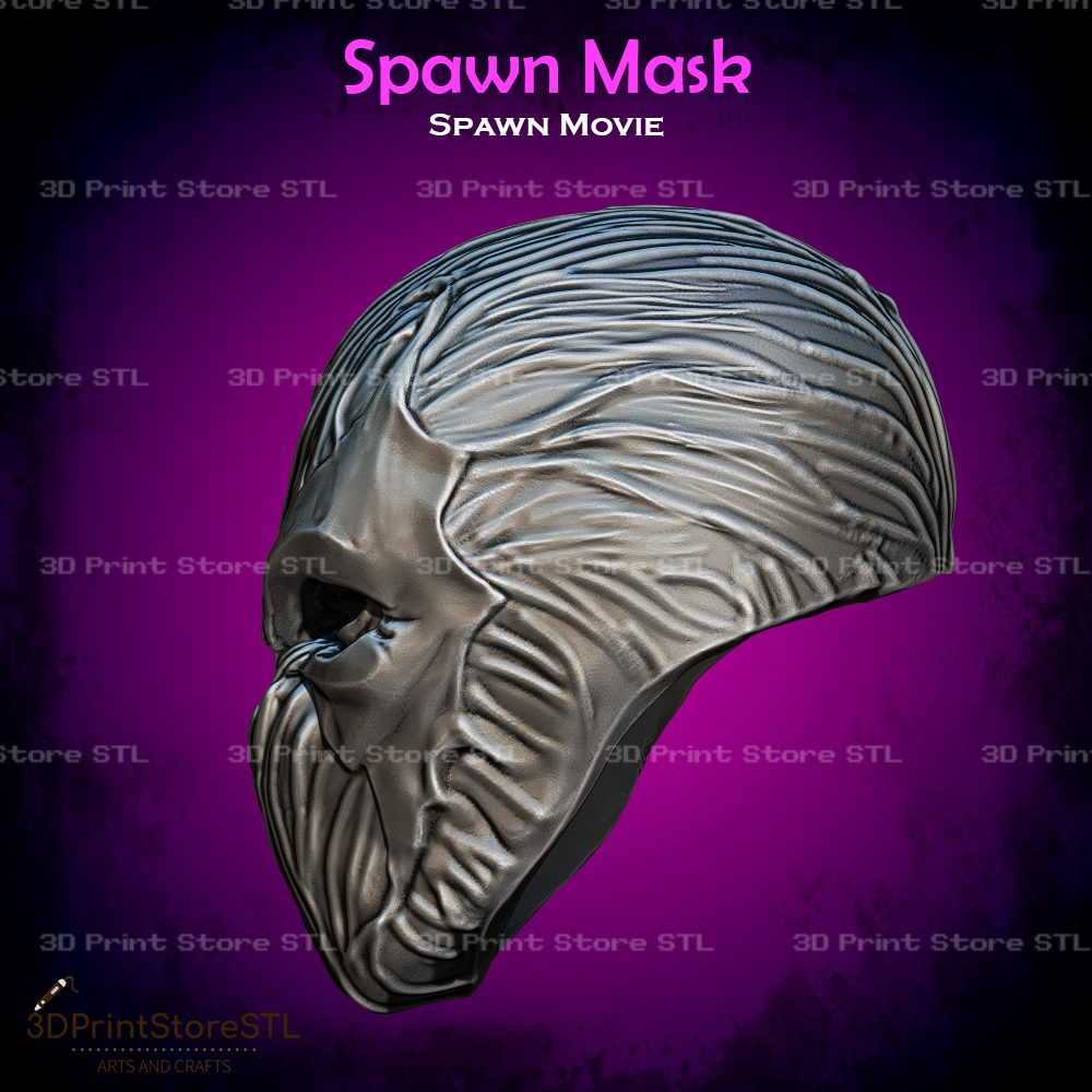 Spawn Mask Cosplay Spawn Movie - STL File | 3D models download ...