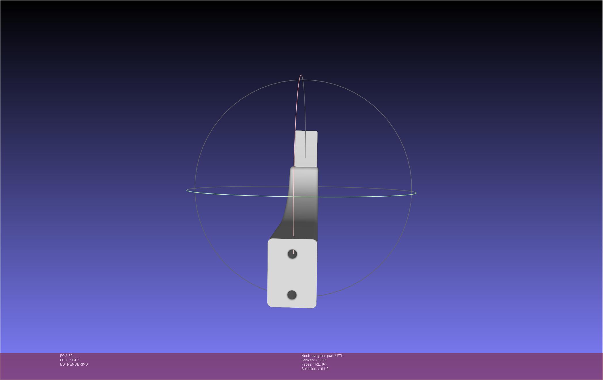 Bleach Ichigo Zangetsu Shikai Sword | 3D models download | Creality Cloud