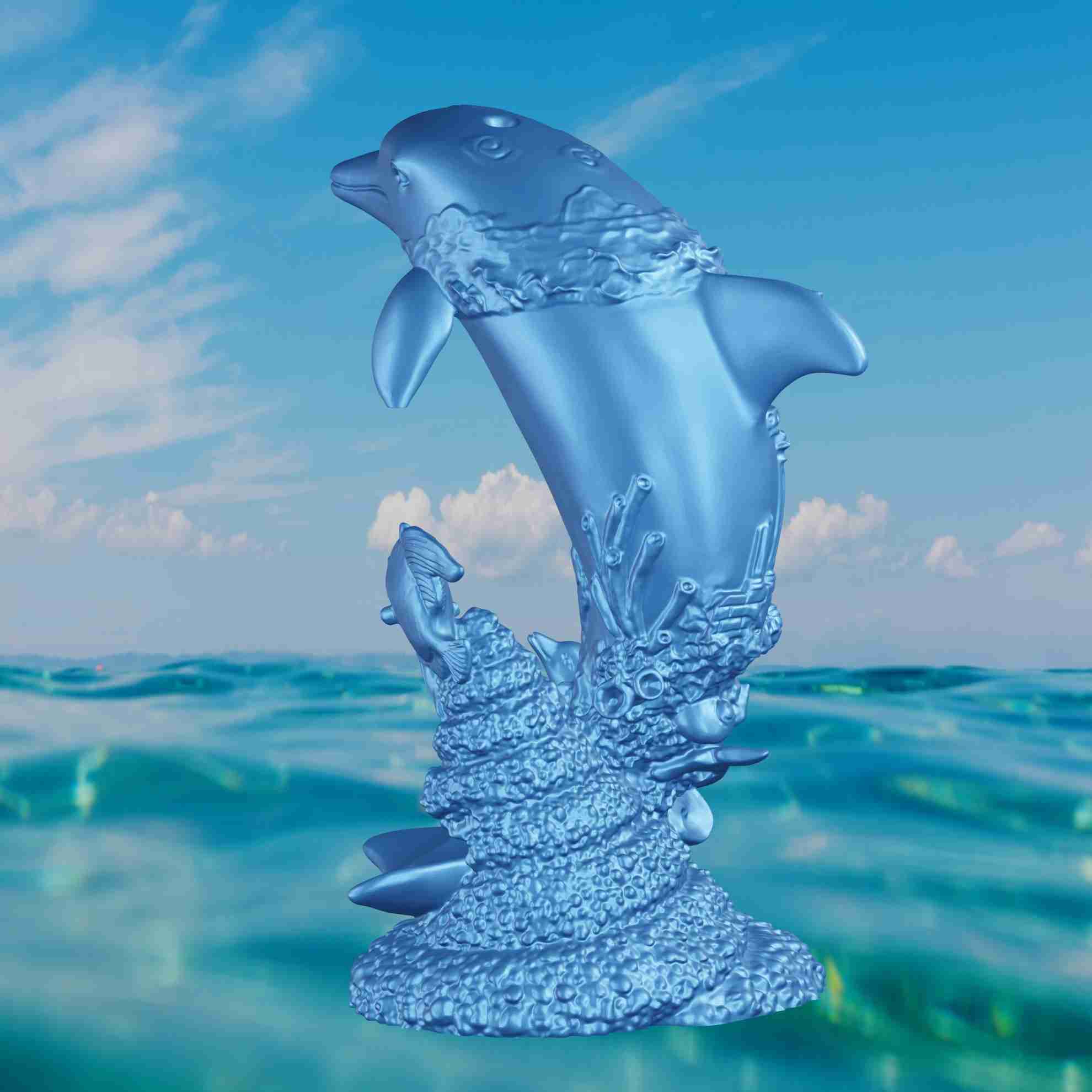 Dolphin detail | 3D models download | Creality Cloud