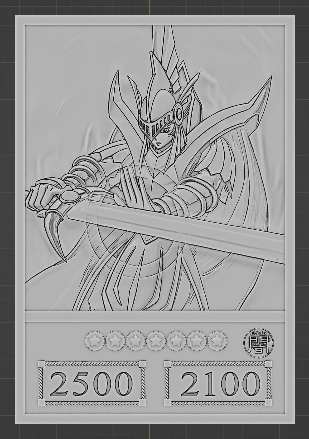 3D Printer Files | 3MF File | Dark Magician Knight - yu-gi-oh ...