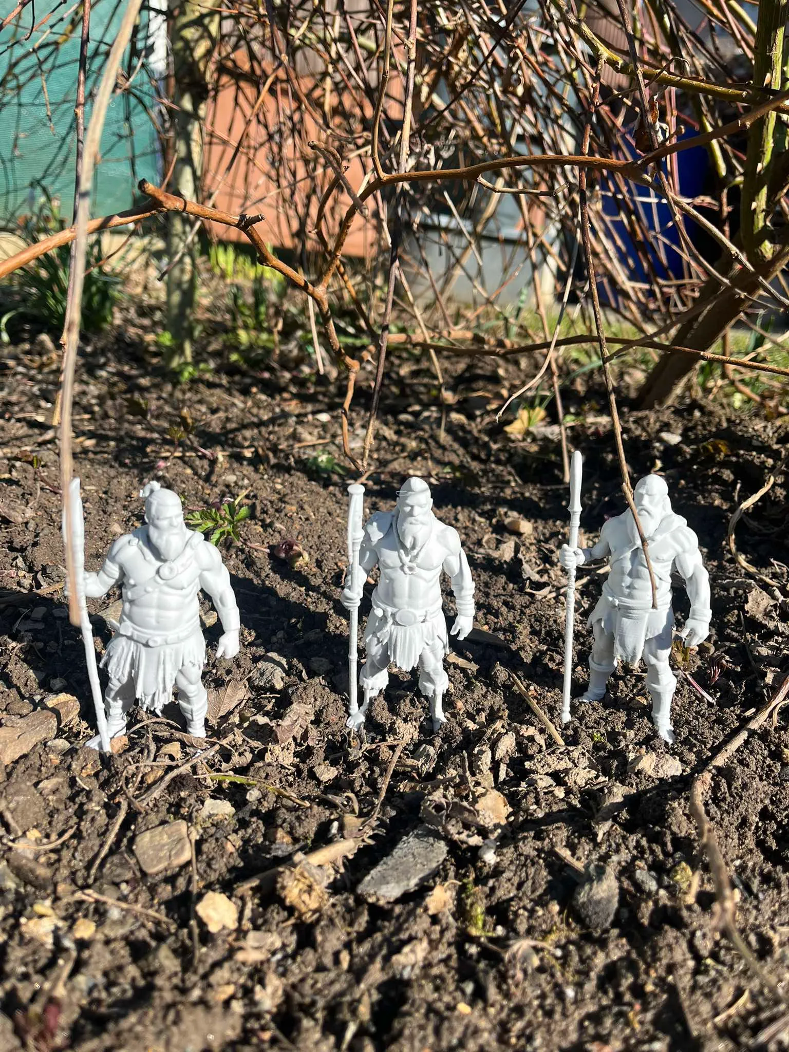 3D Printer Files | 3MF File | A prehistoric warrior, a primitive man ...