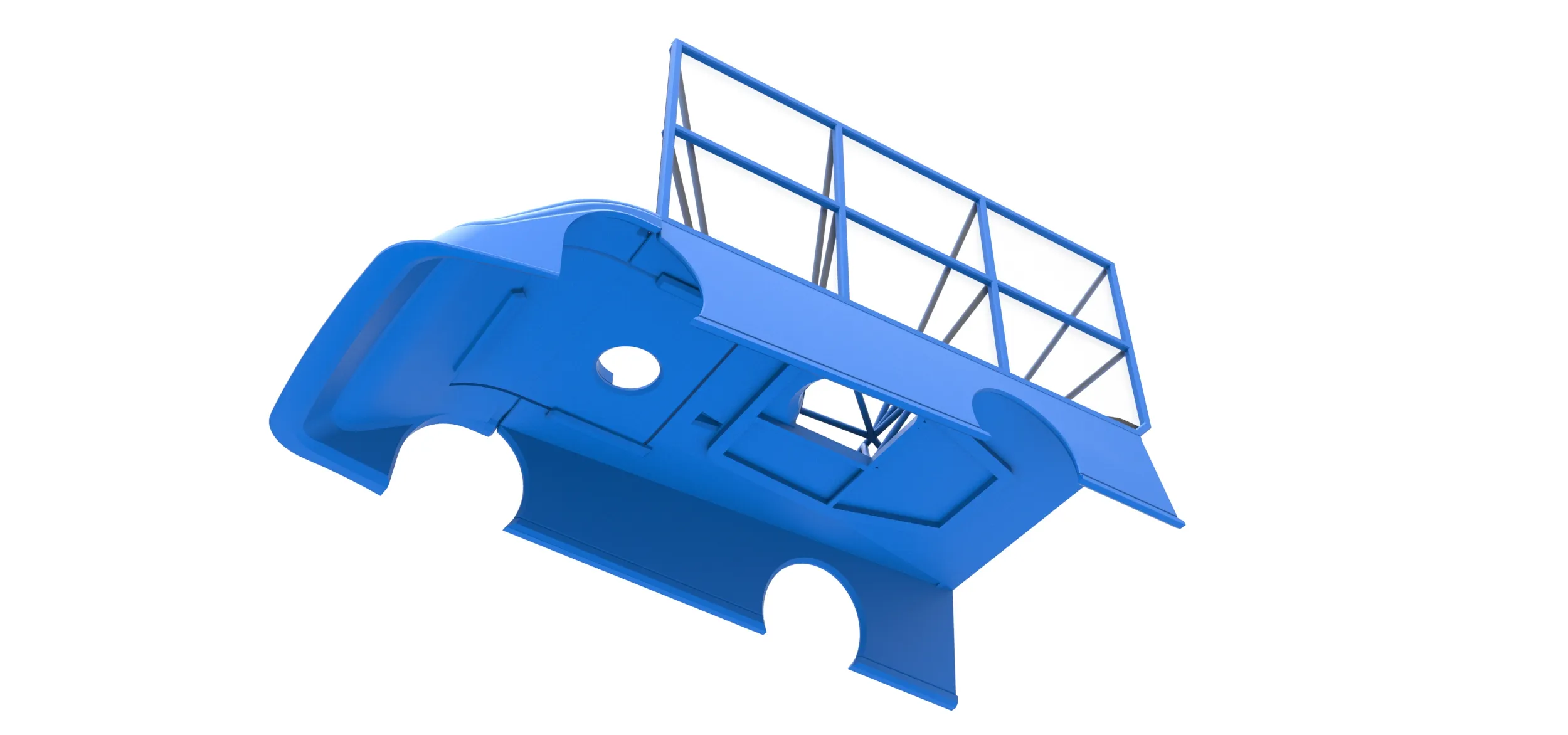 Other STL Download - Shell of Super Dirt Late model with side wing ...